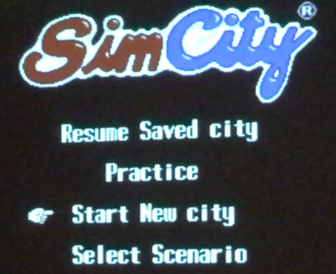 See the long-lost NES prototype of SimCity - Ars Technica