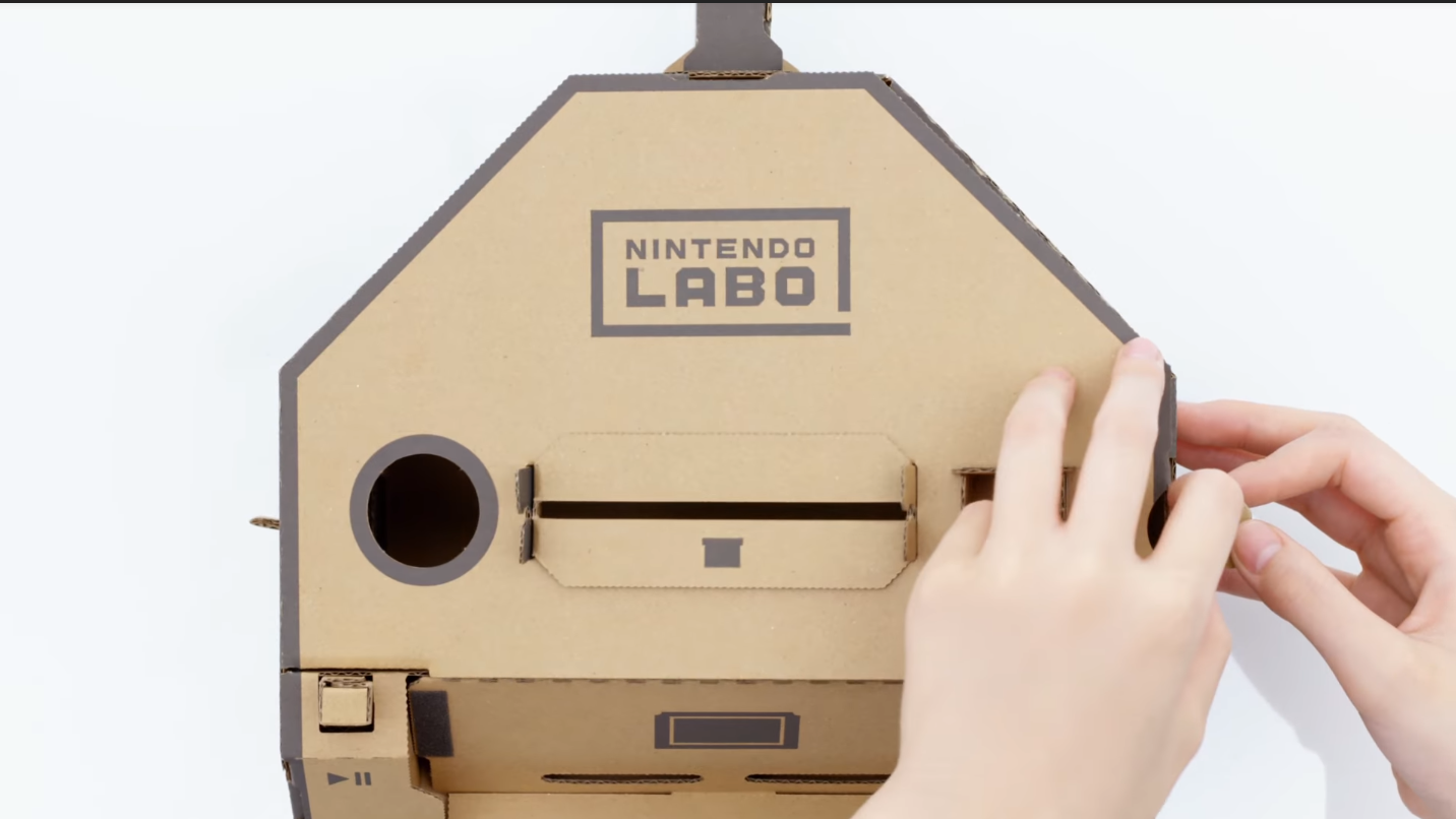 Nintendo’s Labo playset slaps the Switch into build-your-own cardboard ...