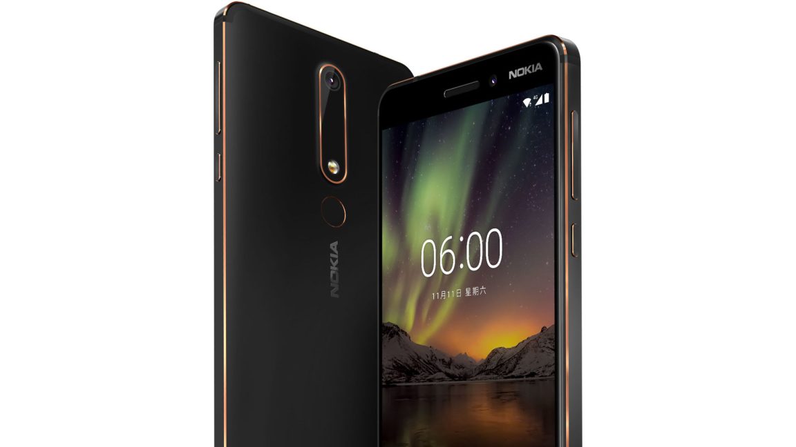 The Nokia 6 (2018) arrives with a big spec upgrade and on-screen ...