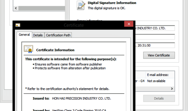 One-stop counterfeit certificate shops for all your malware-signing ...