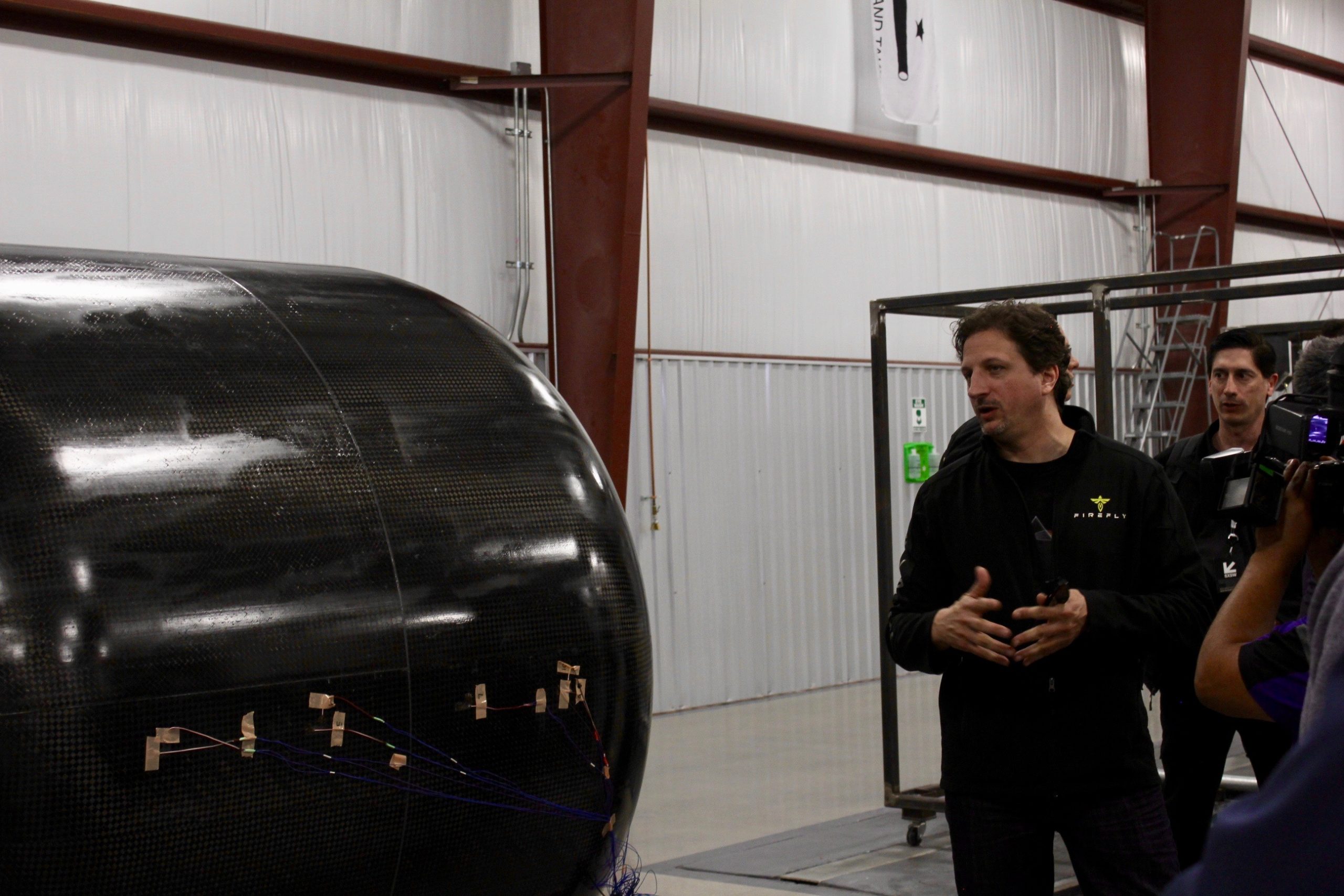 Staring at Firefly Aerospace’s hot rocket-engine flames in a Texas ...