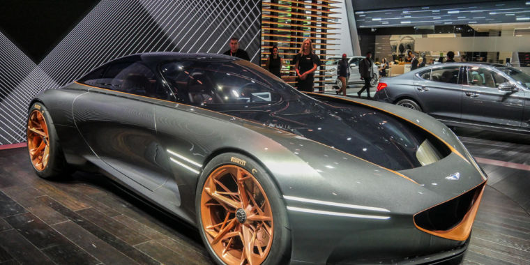 Genesis Essentia concept unveiled in New York ? An electric two-door ...