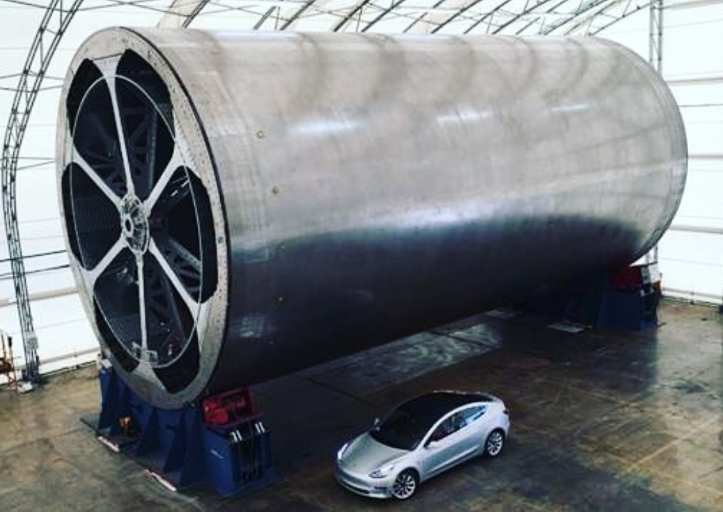 Elon Musk shows off a new tooling for the BFR spaceship - Ars Technica