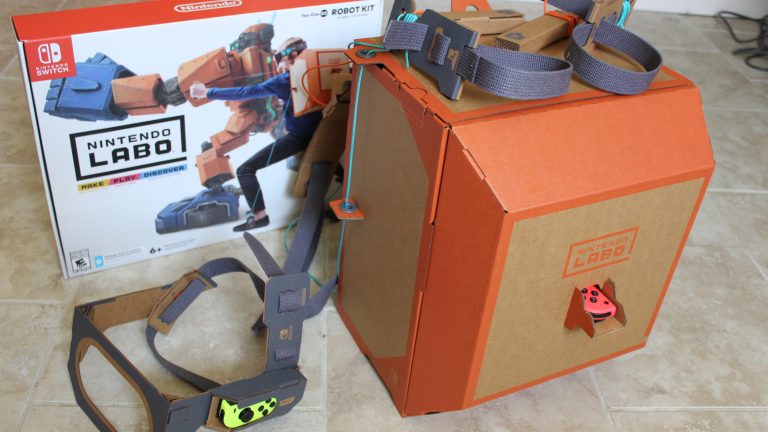 Nintendo Labo tests, part one: Robot Kit’s cardboard stomps are fun but ...