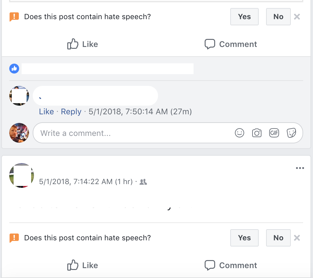 Facebook begins asking if every post you see is hate speech - Ars Technica