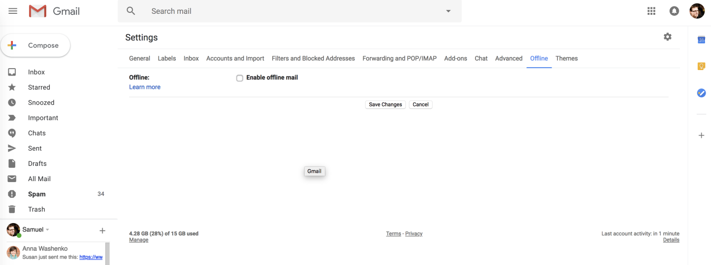 Smart Compose and offline mode have arrived in Gmail - Ars Technica