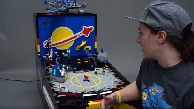 A functional pinball machine made entirely from Lego bricks - Ars Technica