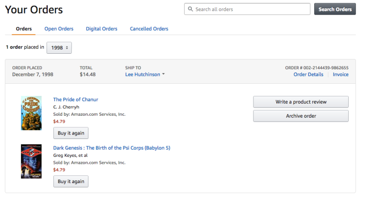 How to review your life’s Amazon buying history—and what we learned ...