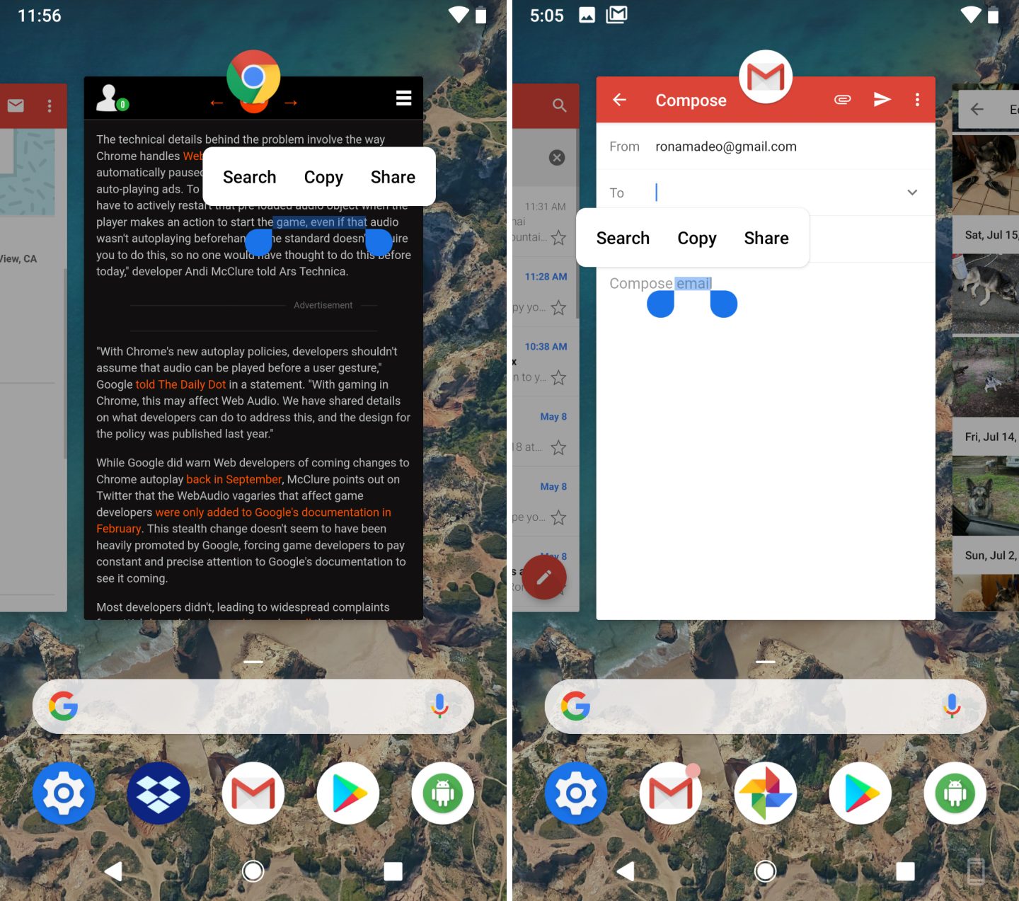 Android P Preview 2 hands-on—New recent apps, awful gesture nav, and ...