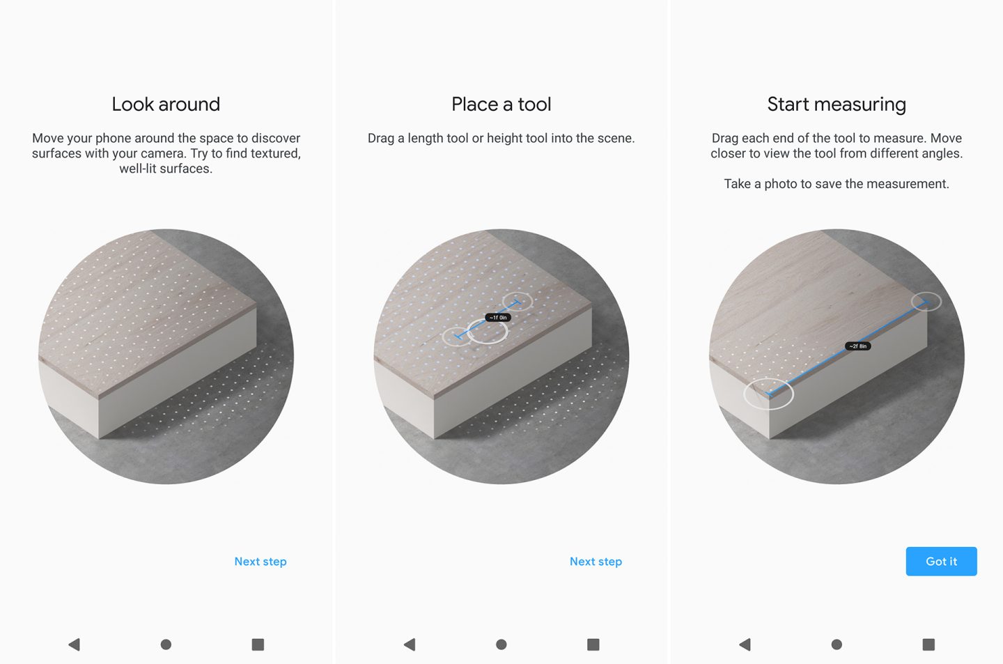 Google’s AR “Measure” app comes to all ARCore Android phones - Ars Technica