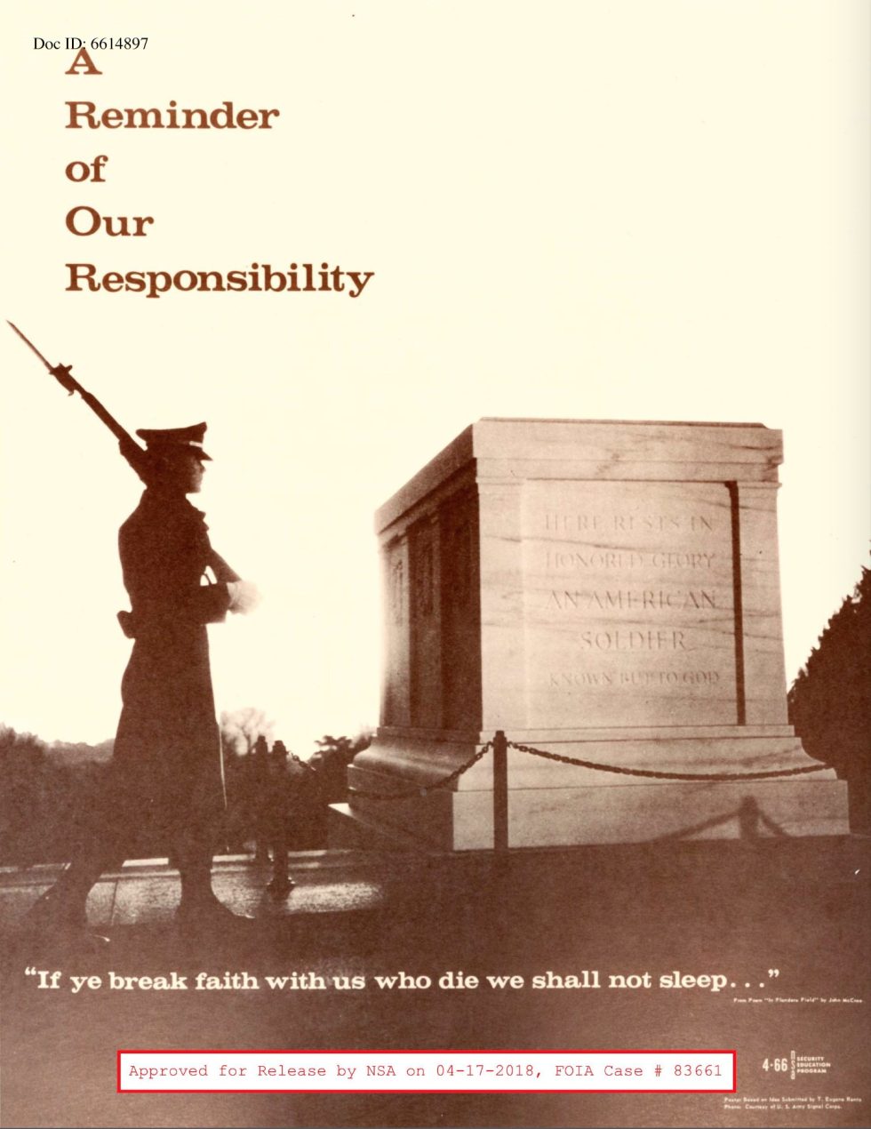 Security Alert: NSA security education posters from the Cold War - Ars ...