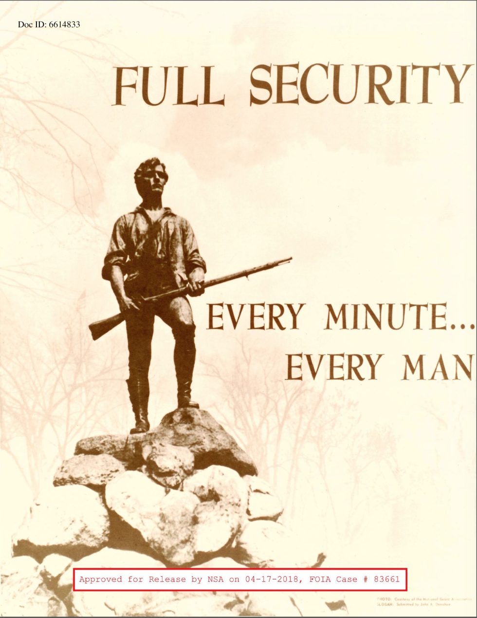 Security Alert: NSA security education posters from the Cold War - Ars ...