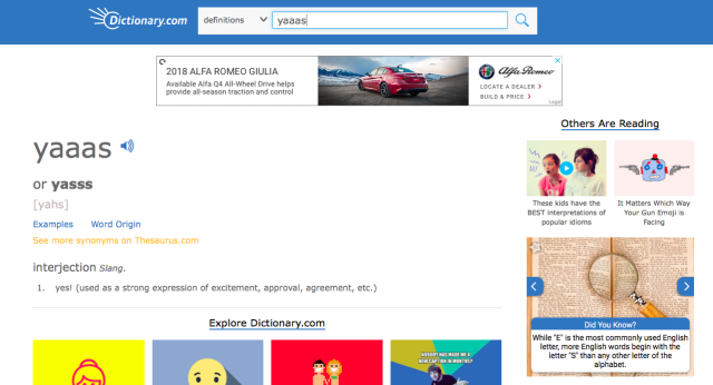By defining “l33t” and “Thanks Obama,” Dictionary.com became the Web’s ...