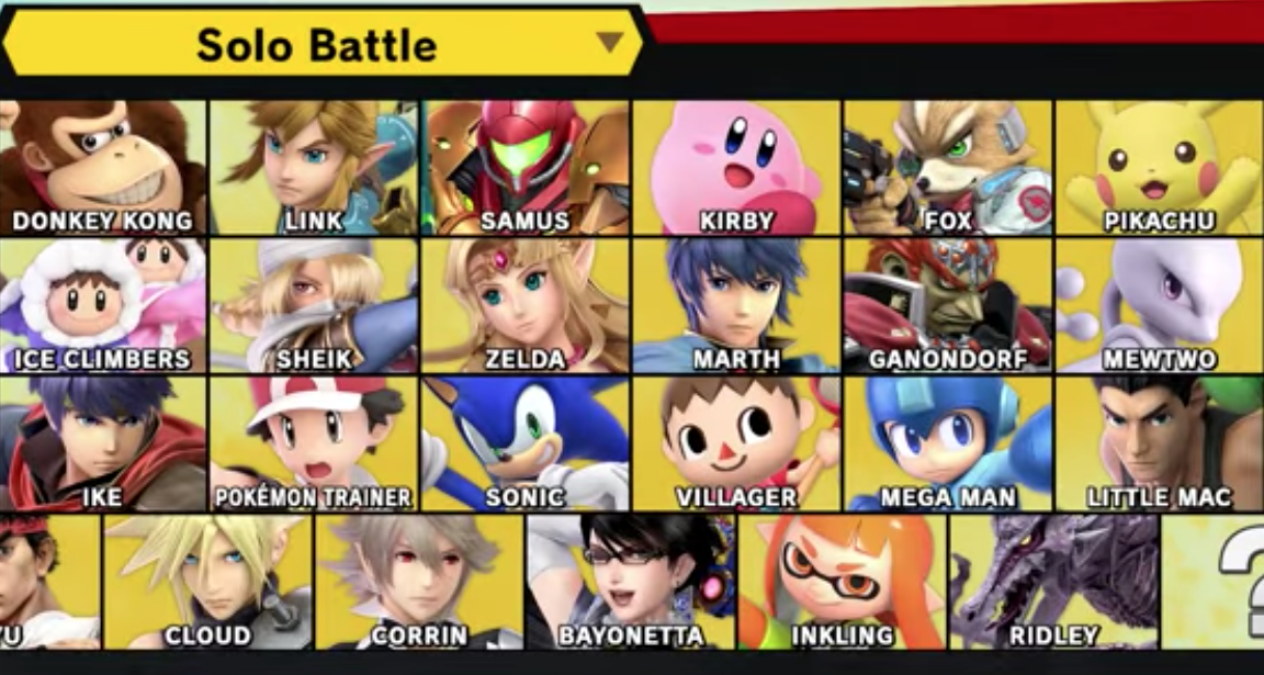 Super Smash Bros Ultimate Roster Super Smash Bros Nintendo Direct DLC