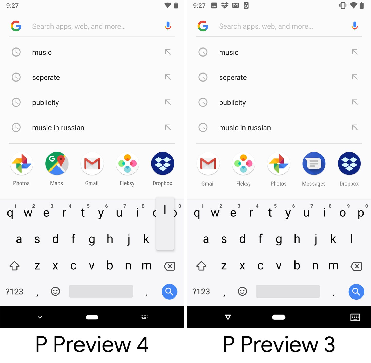 Android P Preview 4 tweaks gesture navigation, revamps system icons ...