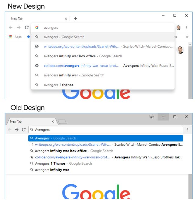 A look at Chrome’s new tab design - Ars Technica