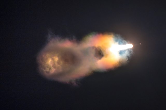 Now witness the firepower of this fully operational Falcon 9 rocket ...