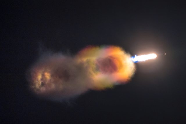 Now witness the firepower of this fully operational Falcon 9 rocket ...