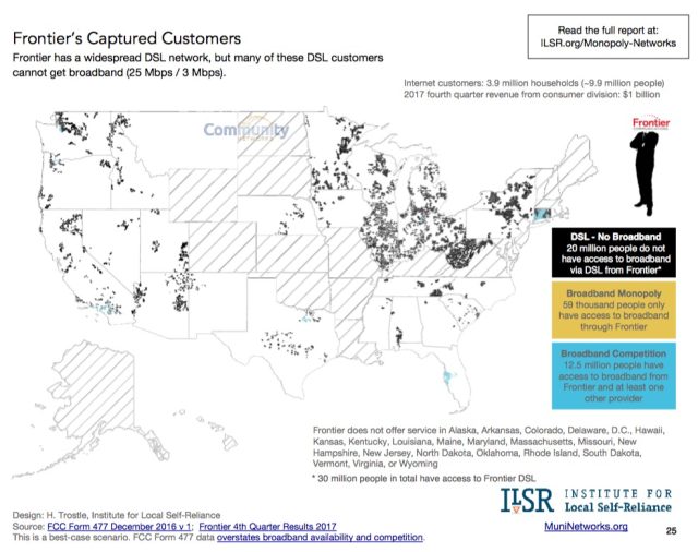 Comcast, Charter dominate US; telcos “abandoned rural America,” report ...