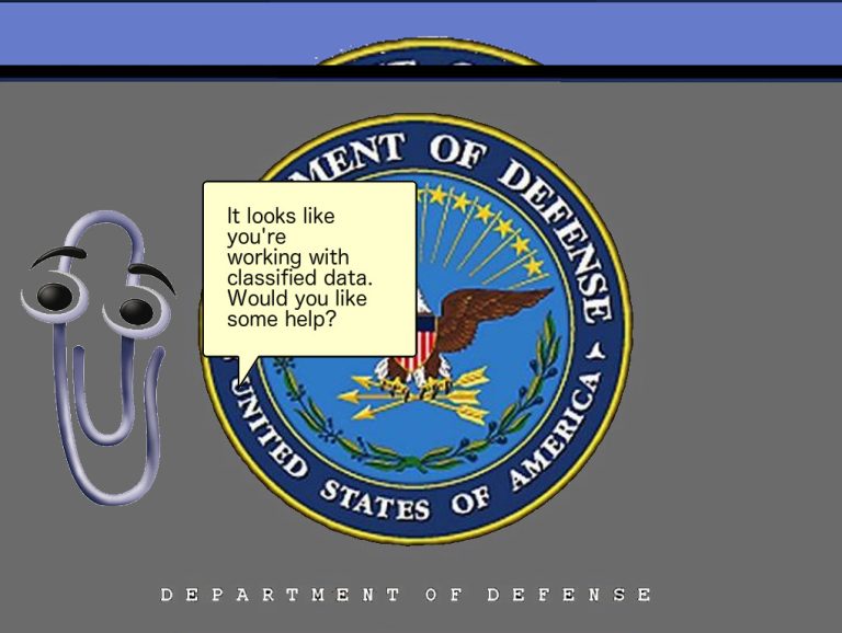 DOD seeks classification “Clippy” to help classify data, control access ...