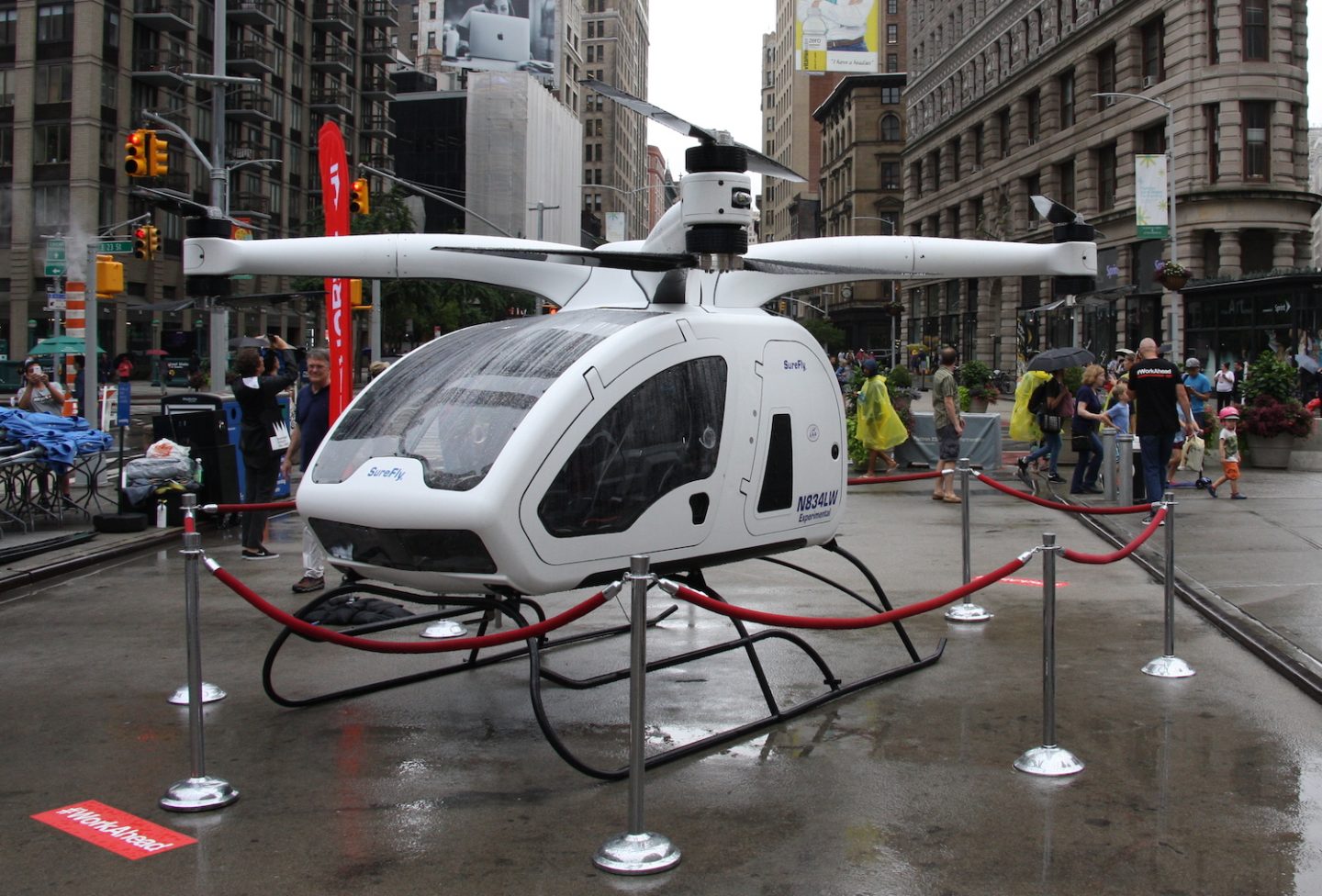 Workhorse brings an electric pickup truck, helicopter to Manhattan ...
