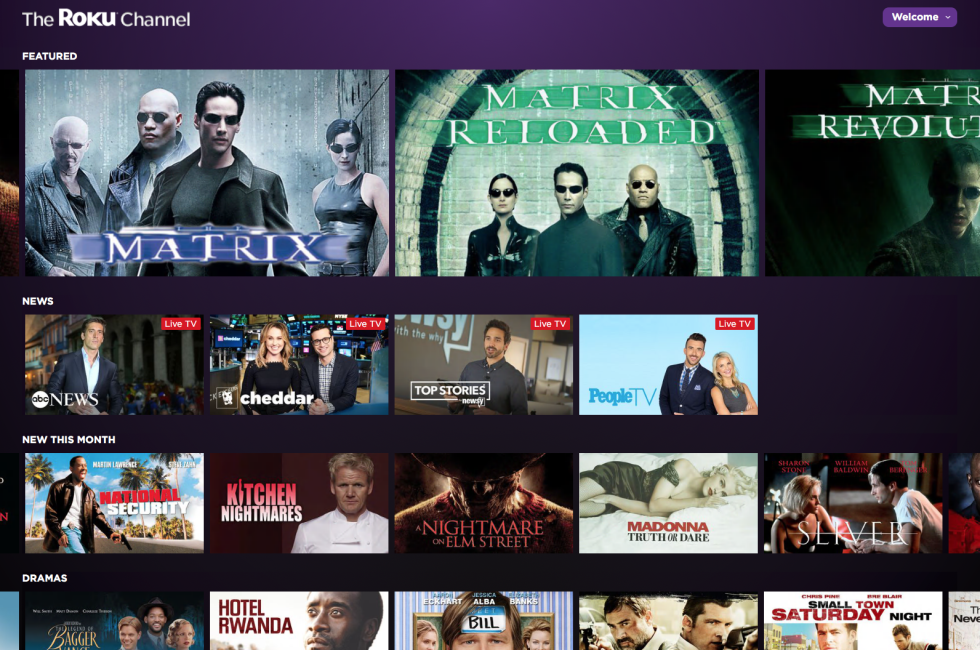 The Roku Channel is now available on the Web without a Roku device ...