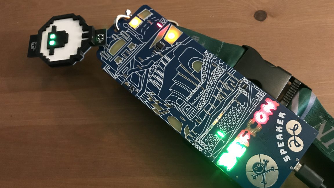 Honoring the ’80s, Def Con’s badge is also a text adventure - Ars Technica