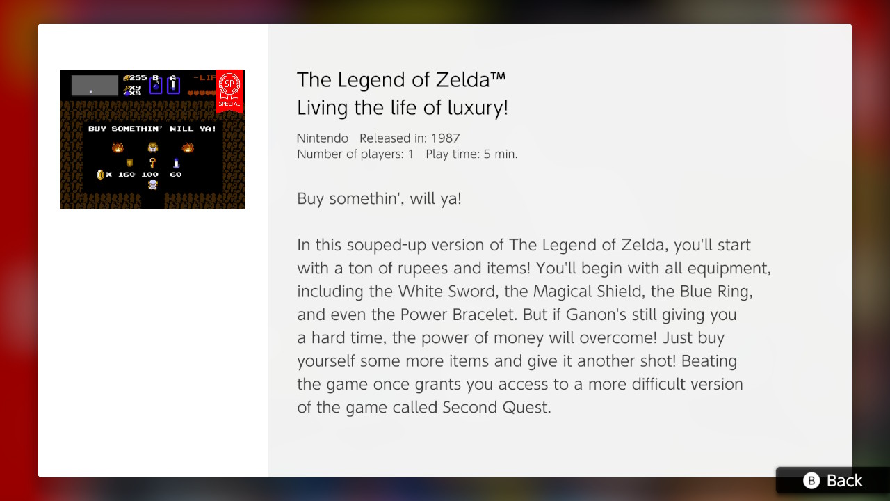 Nintendo gives Switch subscribers decked-out NES Zelda save file - Ars ...