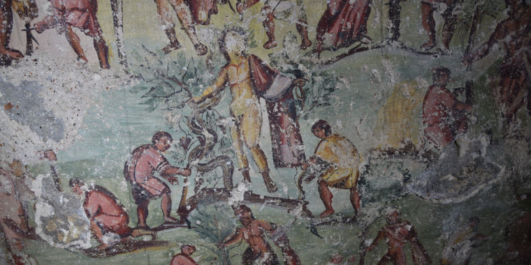 Ancient “comic strip” depicts the founding of a Roman city | Ars Technica