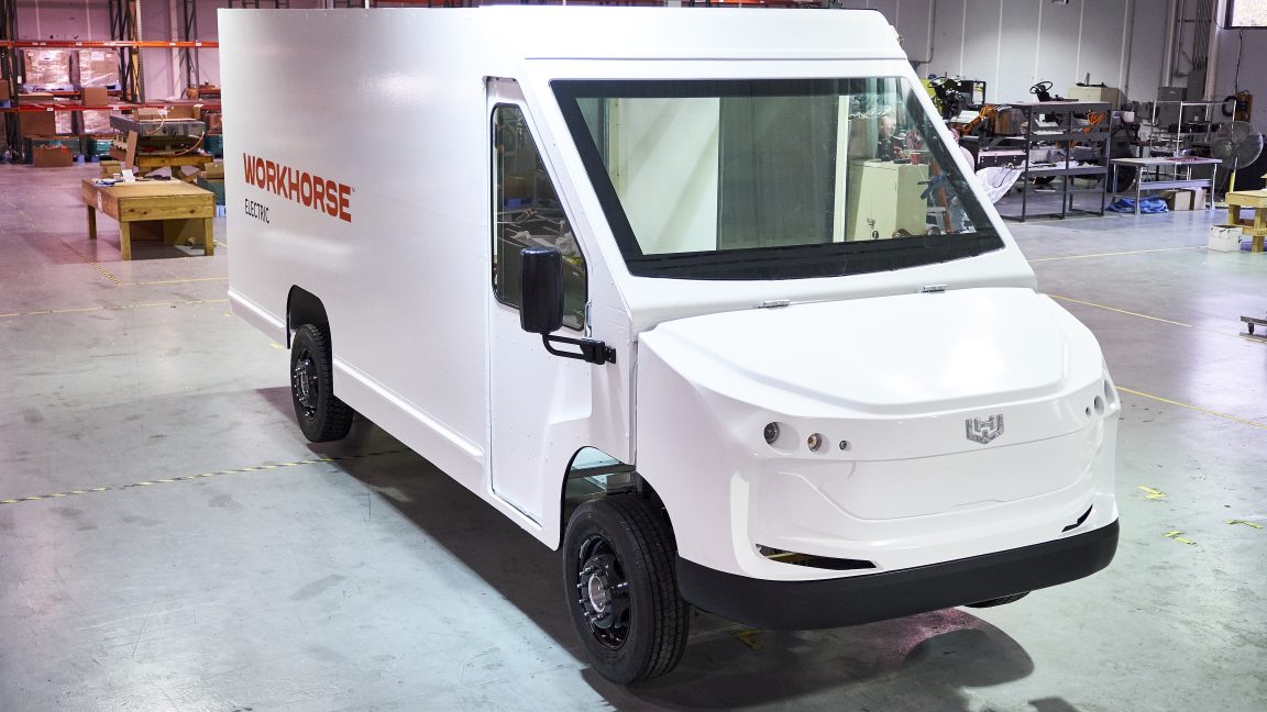 New 100-mile electric van matches diesel vans on price, Workhorse says ...