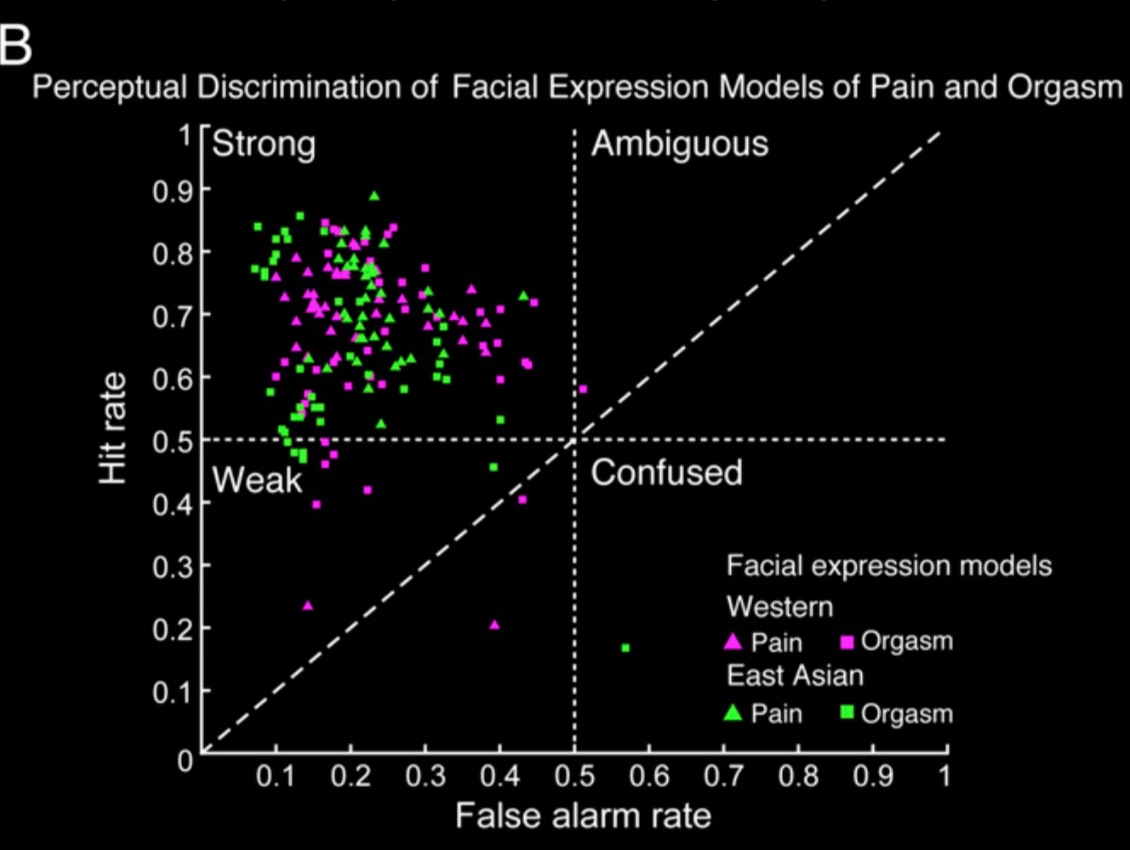 How orgasm faces differ between people from Eastern and Western ...