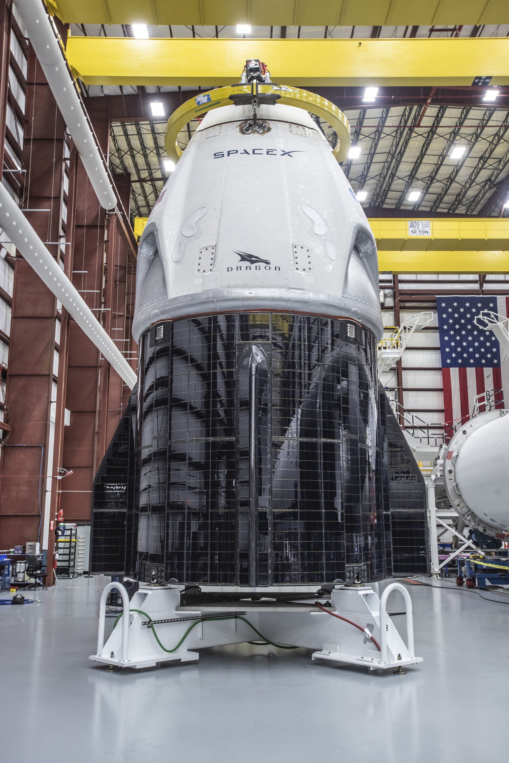 Dragon shows off its new, integrated solar arrays as SpaceX nears first ...