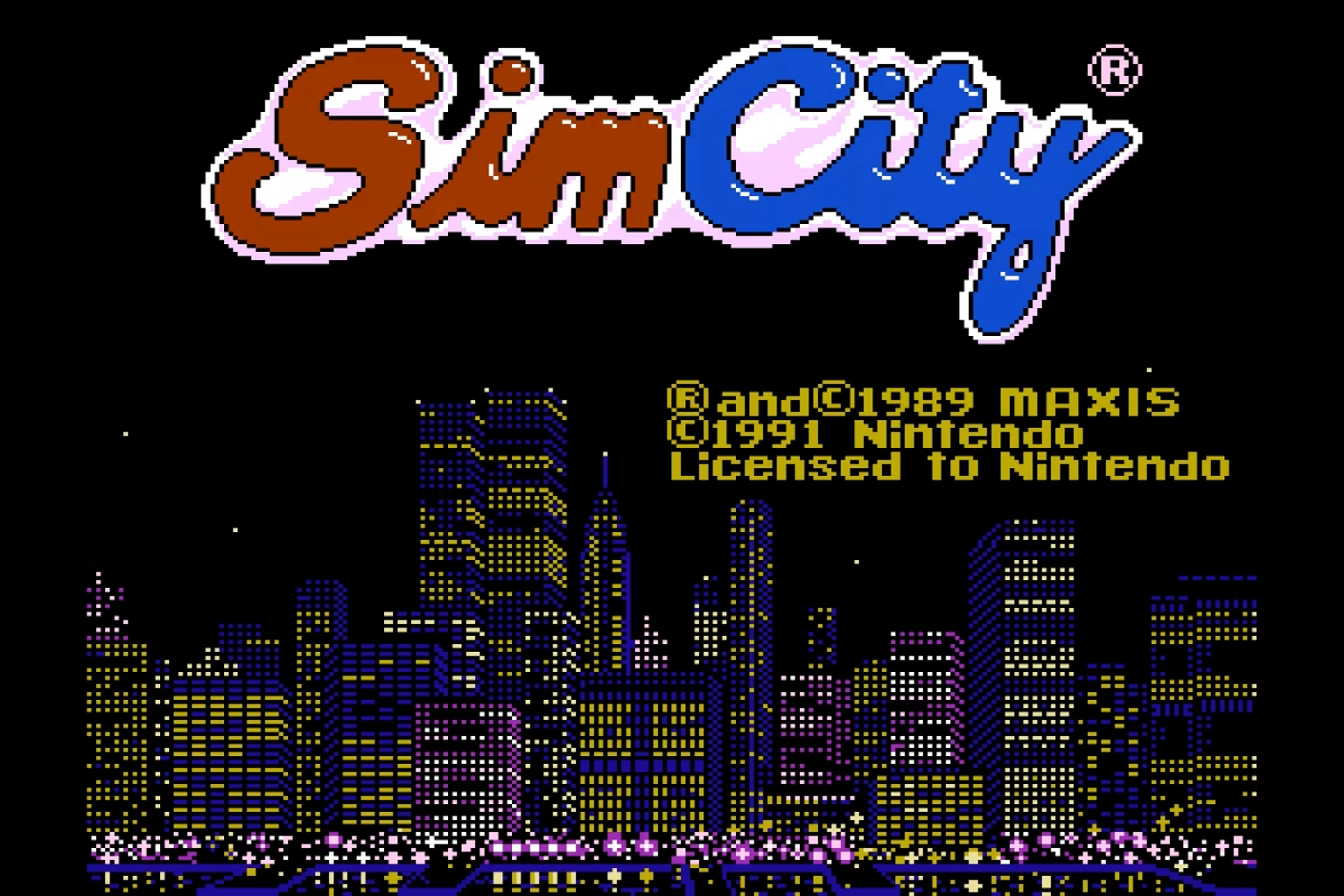 You can now download the long-lost (and unfinished) SimCity NES port ...