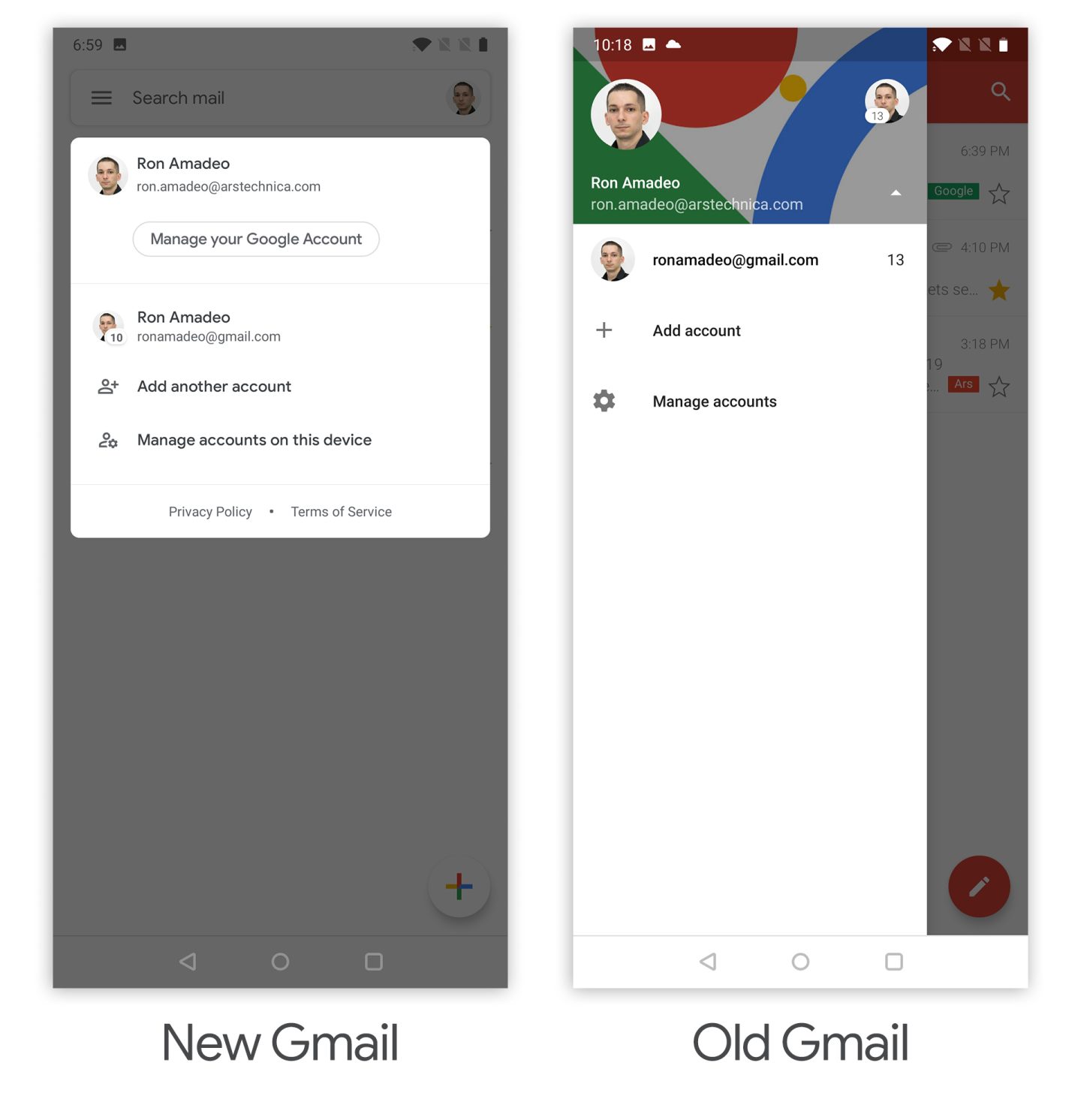 Hands-on with the new Gmail for Android (and iOS) - Ars Technica
