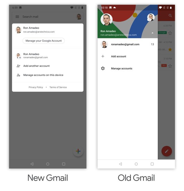 Hands-on with the new Gmail for Android (and iOS) - Ars Technica