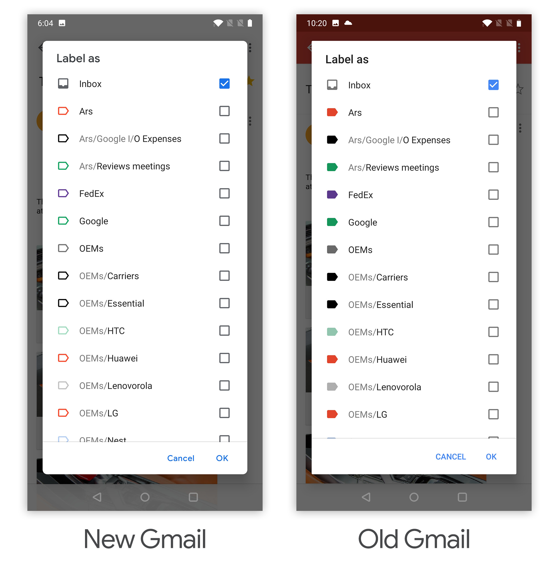 Hands-on with the new Gmail for Android (and iOS) - Ars Technica