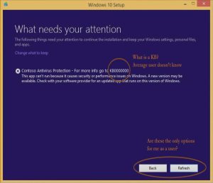 Windows setup error messages will soon be much less useless - Ars Technica