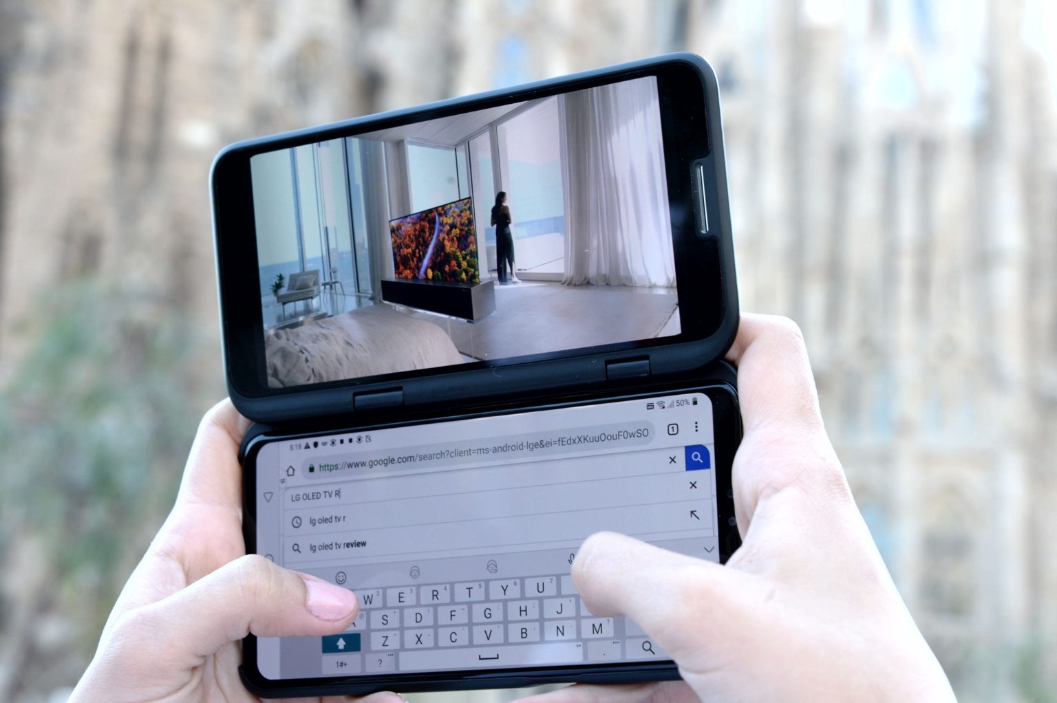 LG’s V50 answers the foldable phone craze with a detachable second ...