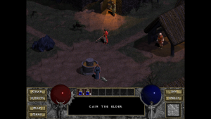 Screenshot from latest version of Diablo 1.