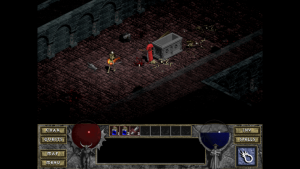 Screenshot from latest version of Diablo 1.