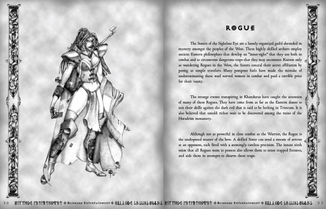 Screenshot of digitized version of Diablo 1's manual.