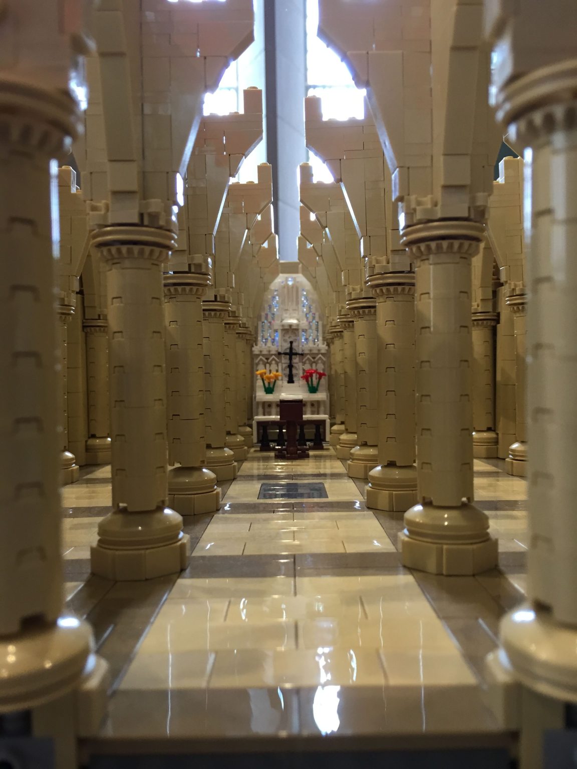 Massive Lego National Cathedral built with Vader, droids, Harry Potter ...