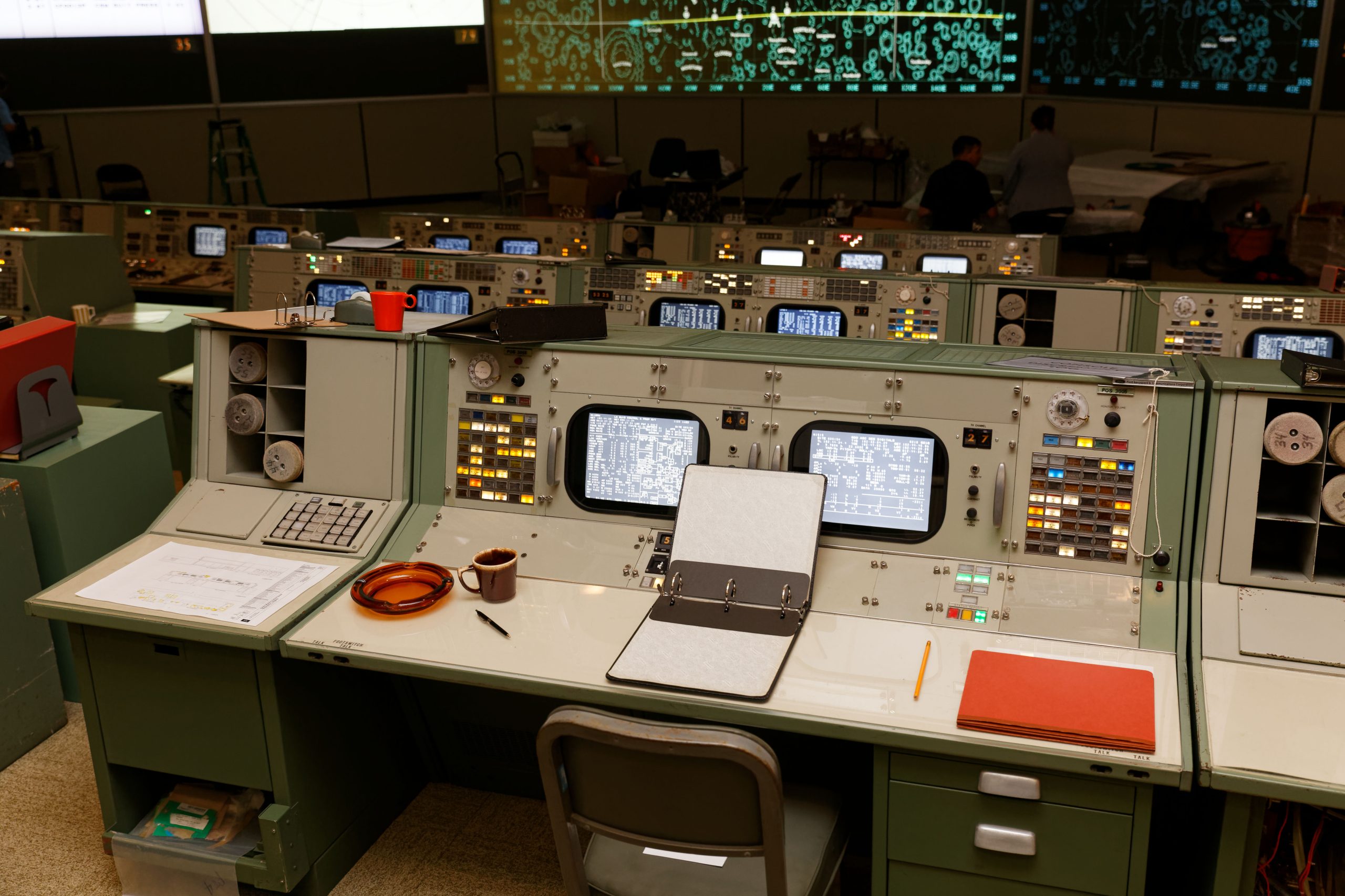 NASA’s restored Apollo Mission Control is a slice of ’60s life, frozen ...