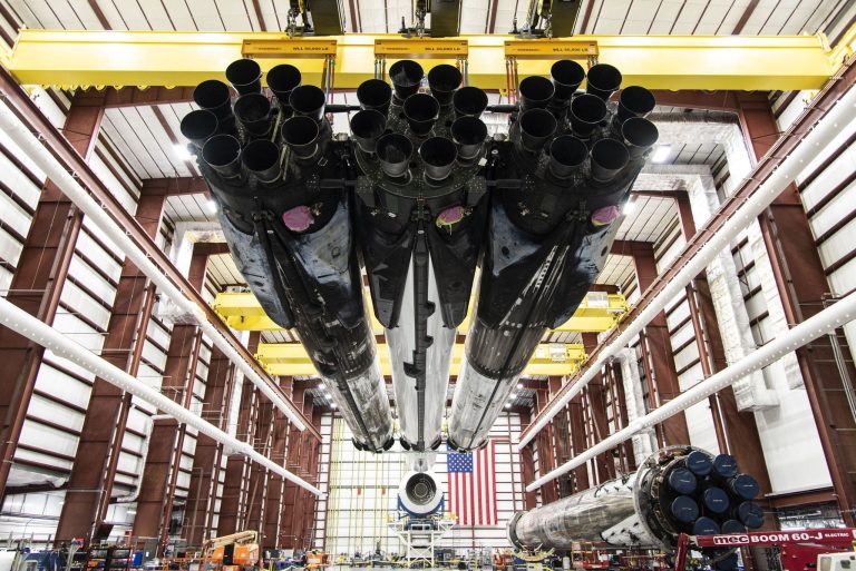 The Falcon Heavy rocket launched early Tuesday—two cores made it back ...
