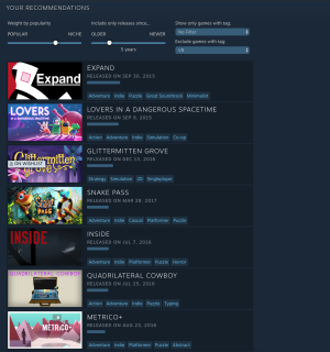 Steam uses machine learning for its new game recommendation engine ...