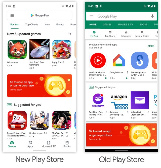 Google Play Store’s blindingly white redesign starts rolling out - Ars ...