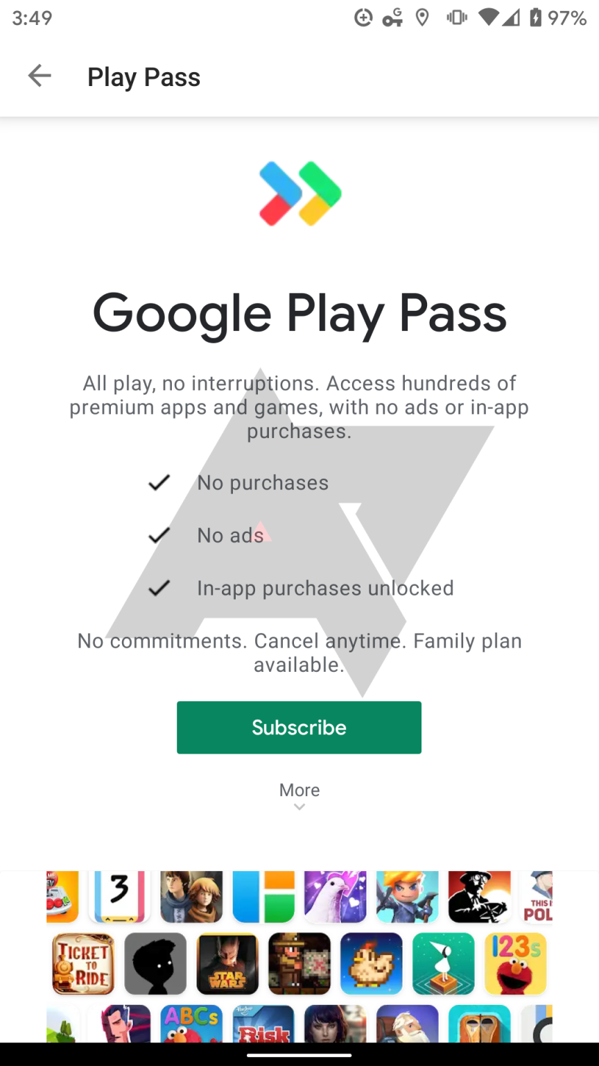 Google Play Pass on Android: $5/mo for 350+ games, apps sans ...