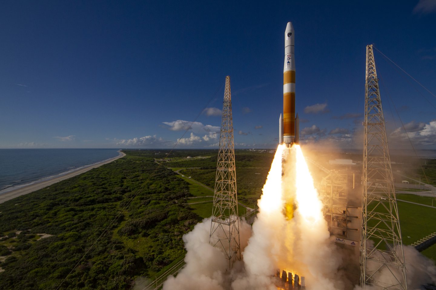 The last single-stick Delta rocket launched Thursday, and it put on a ...