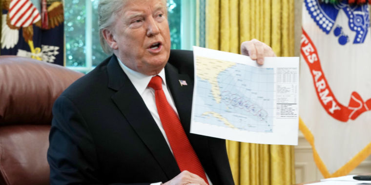 In speech to forecasters, NOAA chief tries to tamp down Sharpie ...