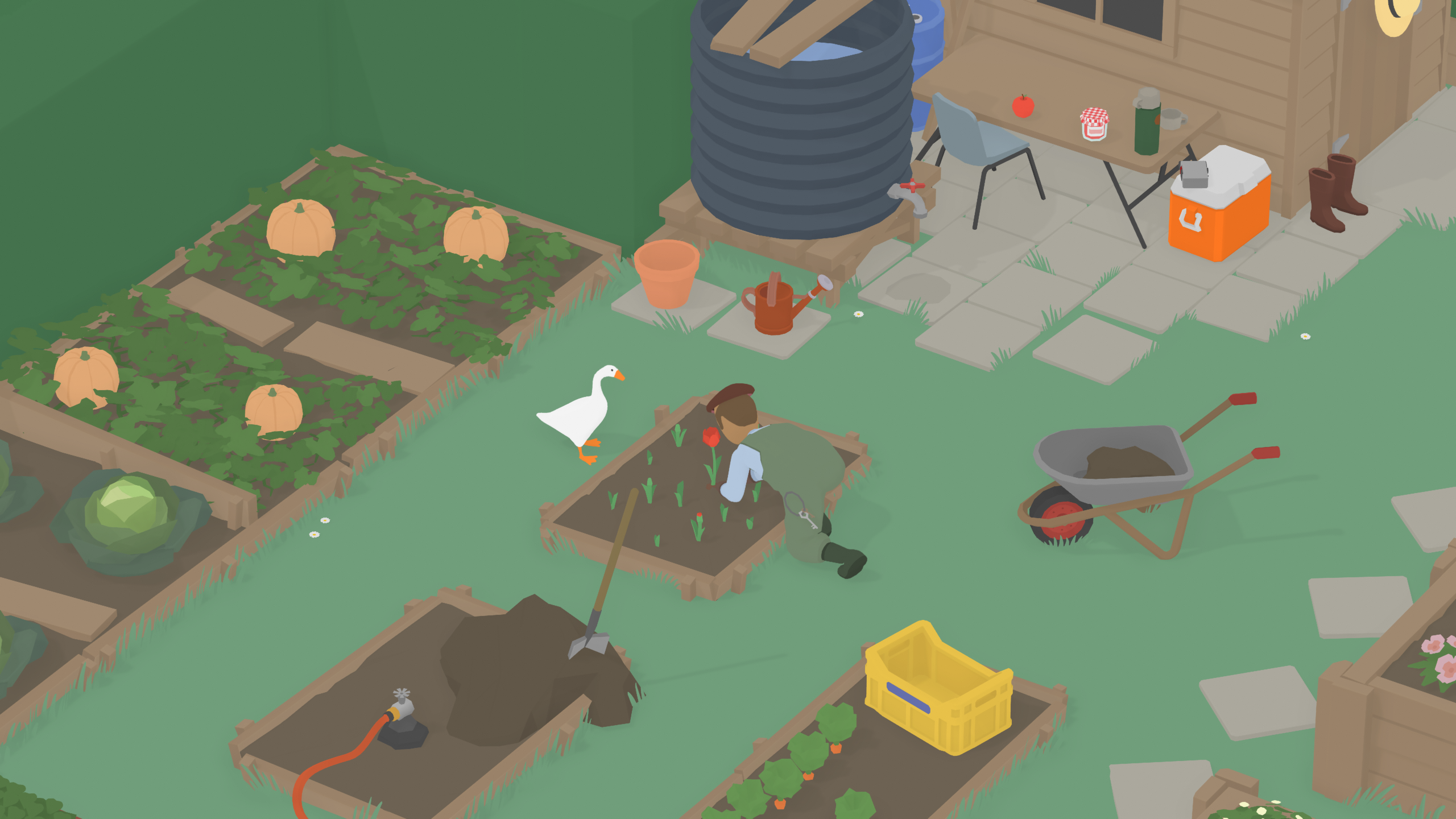Untitled Goose Game review: HONNNNNNK - Ars Technica